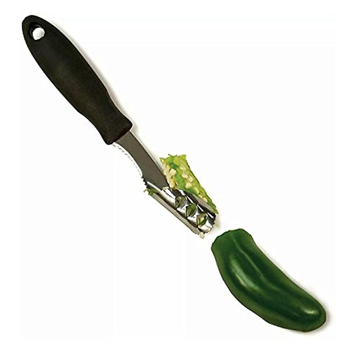 Jalapeno Pepper Corer, Stainless Steel Chili Corer Remover, JALAPENO Pepper Corer, Pepper Cutter Corer Slicer Tomato Fruit Kitchen Tools