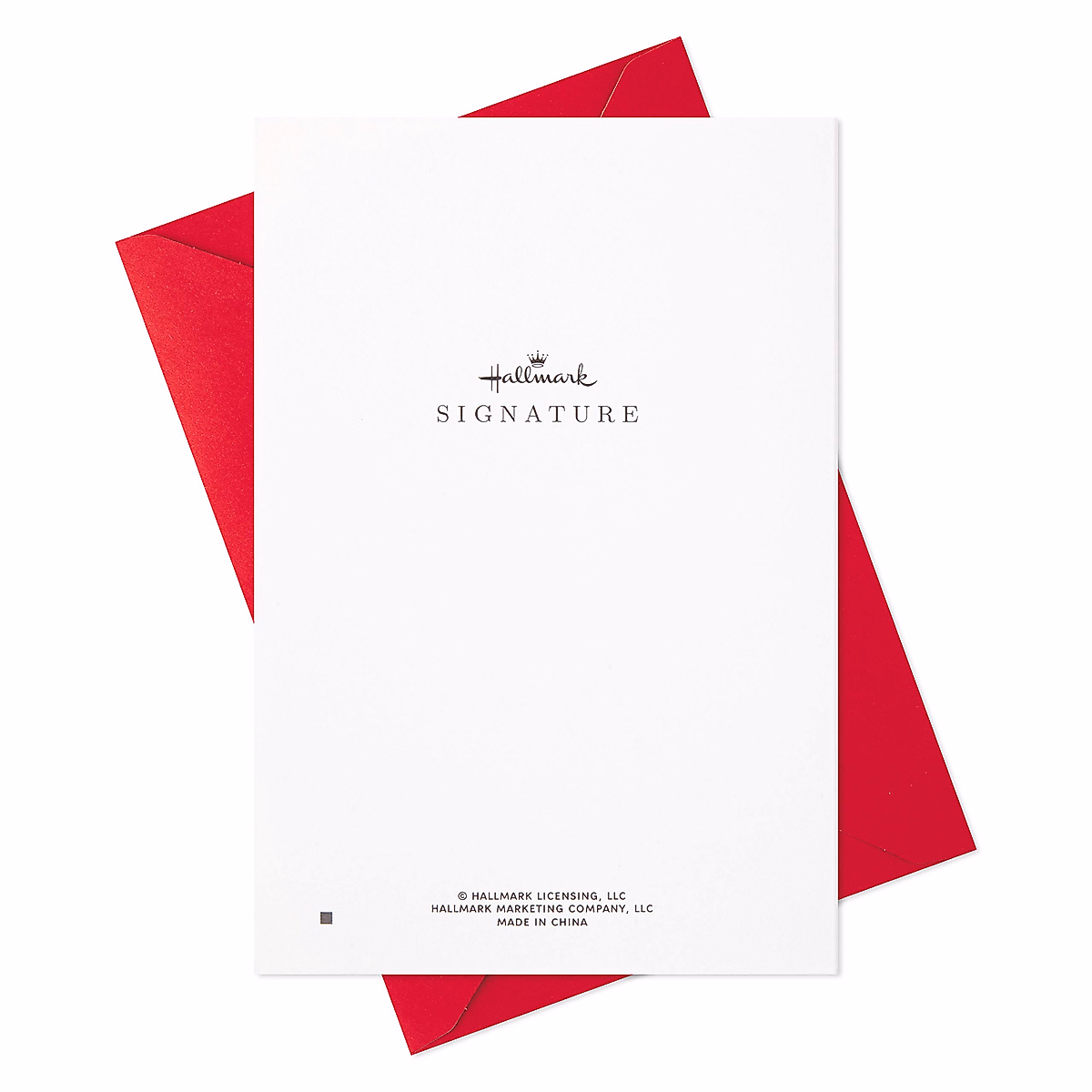 Hallmark Signature Christmas Card (Peace and Joy Wreath)