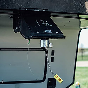 BISupply Semi Trailer King Pin Lock - Anti Theft 5th Wheel Hitch Locking Pin Kingpin Hitch Lock for RVs or Trailers