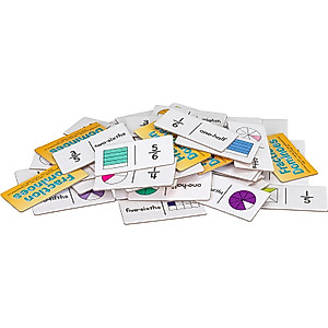 Fraction Dominoes - 54 Dominoes