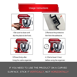 Cord Organizer for Kitchen Appliances 8 Pack Super Sticky Appliance Cord Wrapper,Cord Winder for Kitchen Small Appliances, Mixer, Blender, Coffee Maker, Pressure Cooker and Air Fryer, Cord Organizer