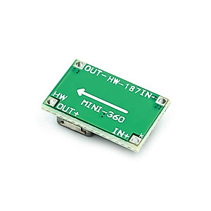 HiLetgo 10pcs RC Airplane Module Mini 360 DC-DC Buck Converter Step Down Module MP2307 4.75V-23V to 1V-17V