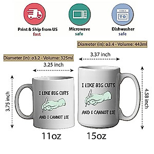 Best Gift For Scalpels and Surgeons Doctors Operated Humor 11oz 15oz White Coffee Mug