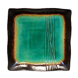 Baum-Essex - Dinnerware Sets, 16 Piece Dish Set for 4, Beautiful Home Decor includes Dinner Plates, Salad Plates, Bowls, and Mugs (Zen Quartz Jade)