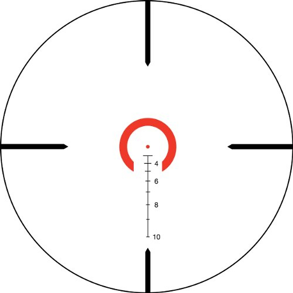 Trijicon VCOG 1-6x24 Horseshoe Dot Crosshair .308/175 Riflescope