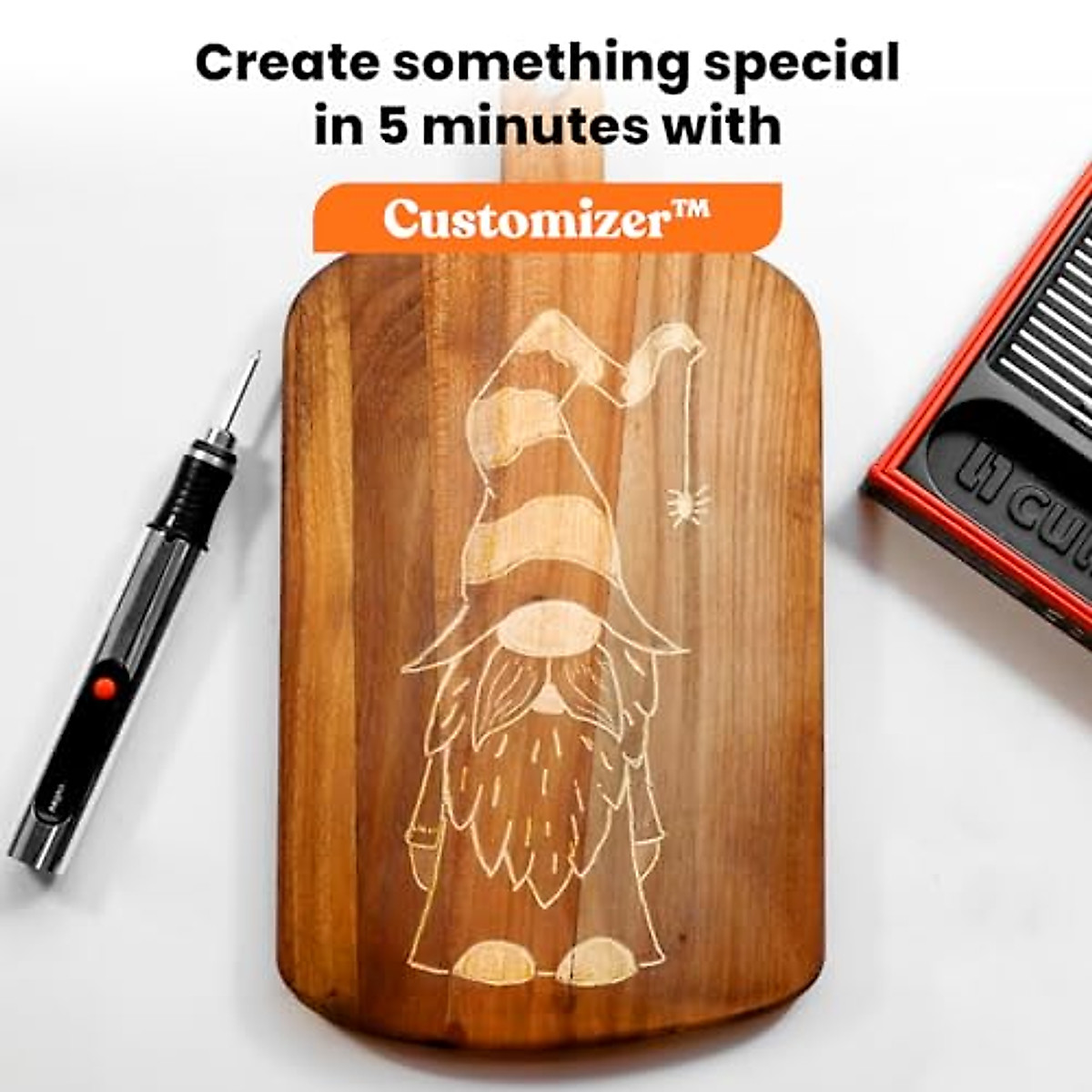 Culiau's Customizer Engraving Pen: Ultimate Cordless Portable for Artists & DIYers - Engrave 50+ Surfaces - Beginner Friendly - Rechargeable - Free 30 Bits & Mastery Guide