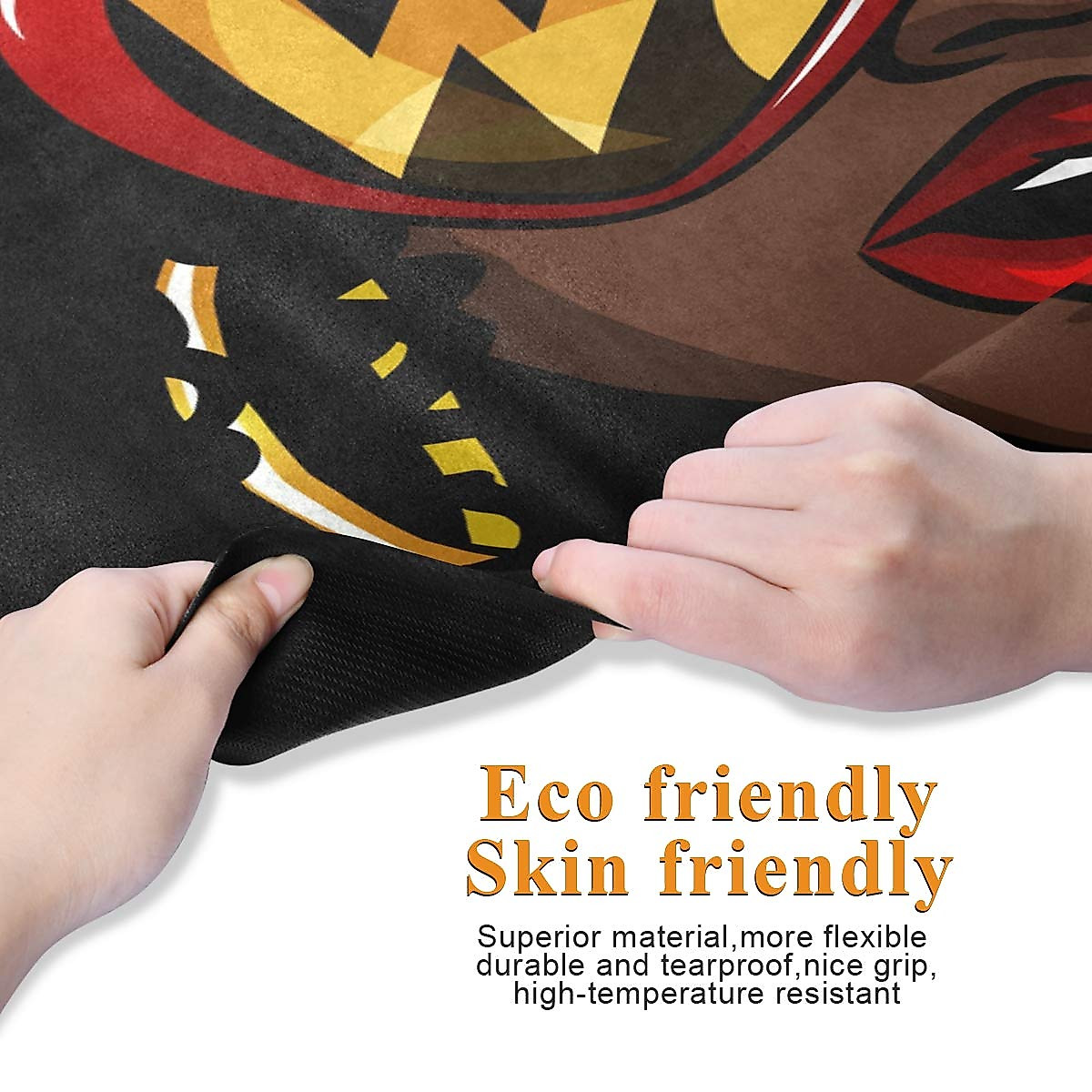 ALAZA Afro American Woman in Shock Non Slip Yoga Mat, Exercise & Fitness Mat for Yoga, and Pilates, Workouts