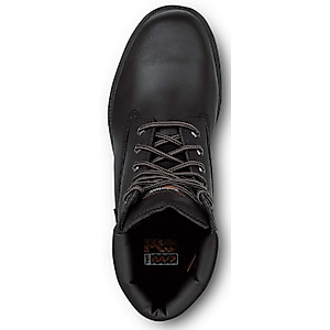 Timberland PRO 6IN Direct Attach Men's, Black, Soft Toe, EH, WP/Insulated, MaxTRAX Slip-Resistant Work Boot (11.5 M)