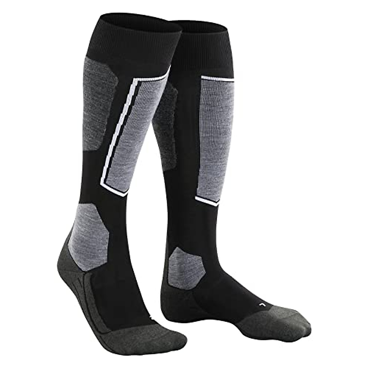 FALKE Women Standard SK6 W KH, Black (Black-Mix 3010), 9.5-10.5