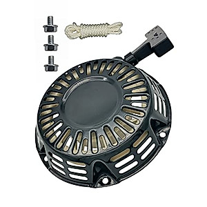 YAMAKATO Predator 212 Ct200u Pull Start Assembly w/Pull Cord for Honda Clones Recoil Starter Generator Coleman Champion 159cc 196cc 212cc 224cc Engine OEM Black