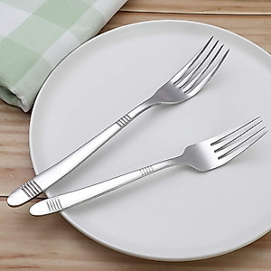 Callyne 40 Pieces Stainless Steel Flatware, Cutlery Set, Service for 8