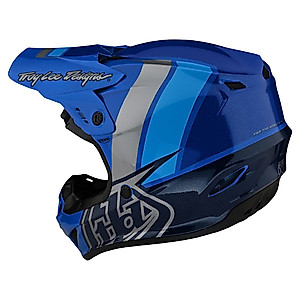 Troy Lee Designs GP Anarchy Adult Offroad Motocross Dirt Bike ATV Powersports Racing Full Face Helmets Lightweight Ventilated Youth GP Helmet; NOVA Blue MD