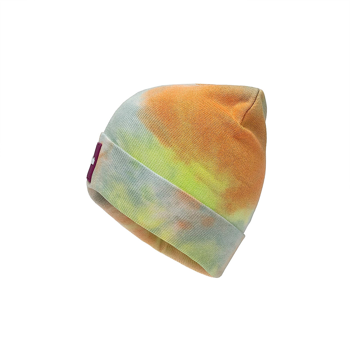 Twitch Beanie - Orange/Green Tie Dye