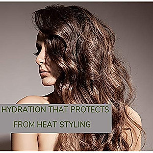 GIOVANNI 2chic Ultra-Luxurious Leave-In Conditioning & Styling Elixir - Smoothing Hair Cream for Curly & Wavy Hair, Enriched with Aloe Vera, Paraben Free, Color Safe - Cherry Blossom & Rose Petal, 4oz