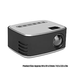 Mini Projector - Full HD 1080P Portable Home Theater Projector Pocket Projector Outdoor Movie Projector for Outdoor Yard, Travel, Camping, High Brightness and Large Screen(#2)