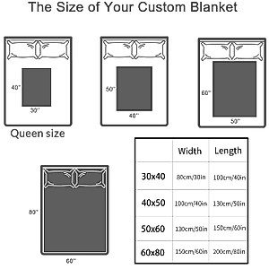 LESOON Customized Baby Blankets with Name - Personalized Boho Floral Blankets for Girls and Boys - Custom Toddler Blanket Baby Gifts for Newborns and Kids - Pink Floral Design