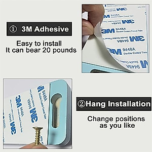 FINDAMAZE Sunglasses Organizer Wall Mounted Wood Sunglass Holder for Home Glasses Holder/Sunglasses Rack ,Home Decor (White-1pcs-long)