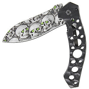 Ossuary Guardian Skull Manual Pocket Knife