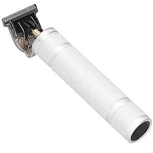 Hair Trimmer, Ergonomically Body Design Powered By 18650 Lithium Battery Barber Shop Hair Clipper Hair Clipper, for Barber Shop(Silver)