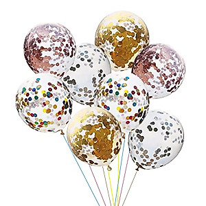 Gold Foil Confetti,Round Dots Glitter Table Confetti,Sparkling for Party Decorations(1.76 OZ)