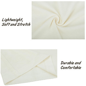 TAPULCO Men's Long Sleeve Knitted Textured Fashion White Slim Fit Thin Lightweight Turtle-Neck T-Shirt Casual Stylish Ski Jumpers Solid Turtleneck Ivory X-Large