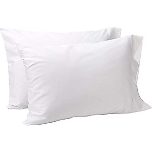 Pillow Protectors Cases Covers King Pillowcases 20'' x 40'' White Pillow Cover Egyptian Cotton Pillow Cases 1000 Series Pillowcases King Size Set of 2