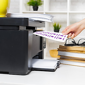 ChromaLabel 2 x 3 Inch Printable Labels, Office Labels & Stickers Compatible with Laser and Inkjet Printers - 25 Label Sheets, 250 Label Stickers, White