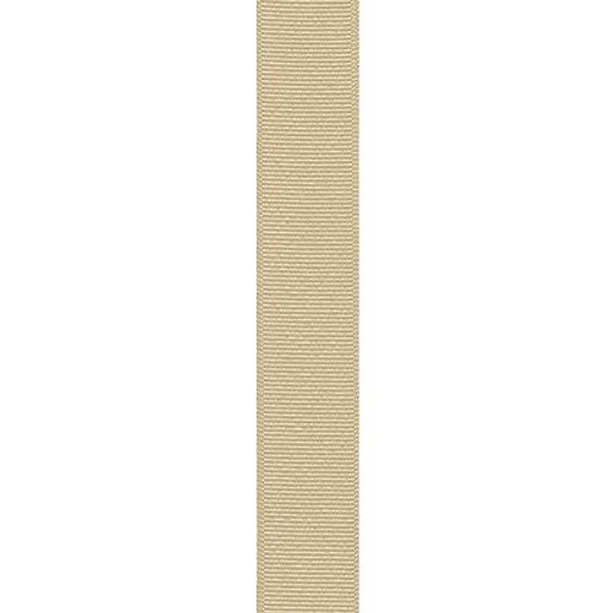 Berwick Offray 7/8" Grosgrain Ribbon, Natural Brown, 20 Yards