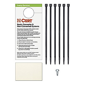 CURT Class 5 Trailer Hitch Bundle with Wiring for 1987-1997 Ford F-150, F-250, F-350 - 15300 & 55316