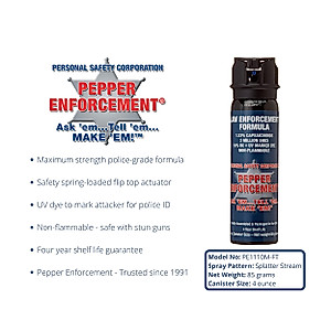 Guard Alaska 9 oz. Bear Spray Deterrent with Belt Clip Holster and Pepper Enforcement 4 oz. Pepper Spray Maximum Strength 10% OC - Powerful Protection, Self Defense, Hiking, Camping, Outdoors