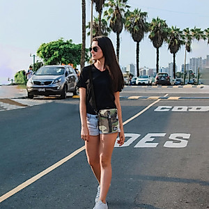 Rangeland Camo Crossbody Bags for Men Small Size Designer Crossbody Bags for Women Small Cell Phone Shoulder Bag Belt Pouch