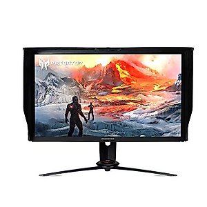 Acer Predator XB273K Sbmiprzx 27" UHD (3840 x 2160) IPS NVIDIA G-SYNC Monitor, VESA Certified DisplayHDR 400, Quantum Dot, 144Hz, 4ms, DCI-P3, Delta E<2 (1 x Display Port & 1 x HDMI Port),Black