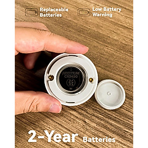 iAlarm Zigbee Water Leak Sensor, Requires Zigbee Hub, Monitor Your Entire Home for Leaks, Suitable for Kitchens, Bathrooms, Basements or Under Sink