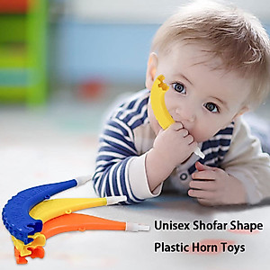 Shofar Horn for Kids | Funny Shofar for Children Acclamatory - Shofar Horn Children's Whistle Shofar Prop Create A Happy Atmosphere for Cheering Sound