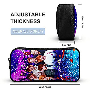 2pcs Fashion Backpack with Pencil Bag 17 Inch Laptop Bookbag Lightweight Daypack Travel Bag Color-2