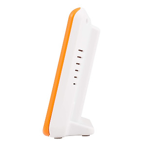La Crosse Technology 308-179OR Wireless Temperature Humidity Station with Trends & Alerts, Orange/White