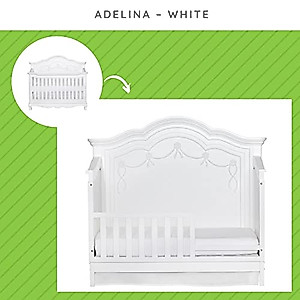 CC KITS Toddler Bed Safety Guard Rail for Baby Cache Cribs (White)