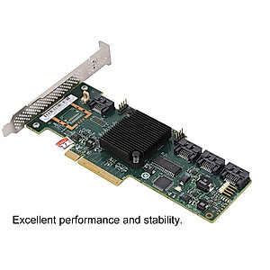 fosa SSD Array Card 4-Port RAID Storage Controller Card 6GB SATA/SAS Array Card for LSI IR/IT Mode, for Windows 10/8/7 with Driver(LSI IR)