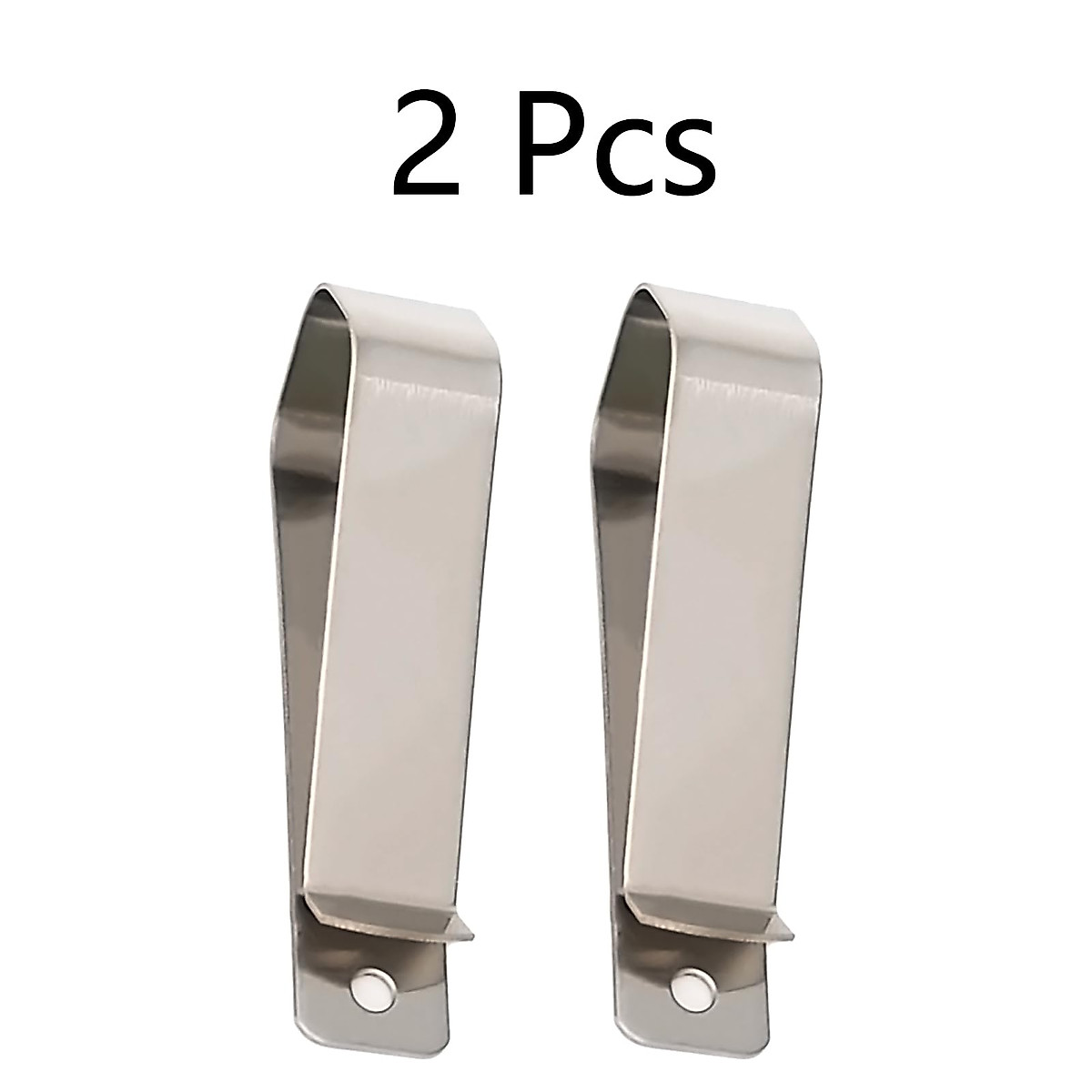2 Pcs Garage Door Remote Stainless Steal Visor Clip Only Compatible with Liftmaster Chamberlain Craftsman Opener Remote