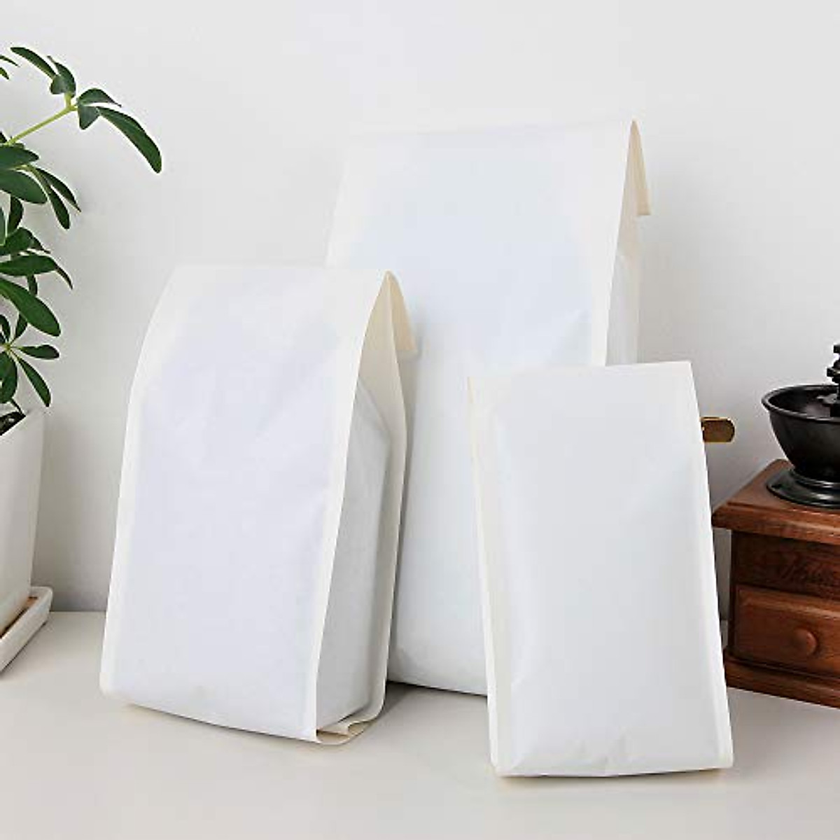 COFFILM Eco Paper Side Gussted Coffee Bag 1kg 32oz / W Valve (50pcs)