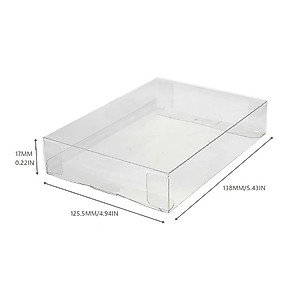 CHILDMORY 10Pcs Clear Protective Box Case Display Sleeve Protector for DS NDS Games Cartridge Box