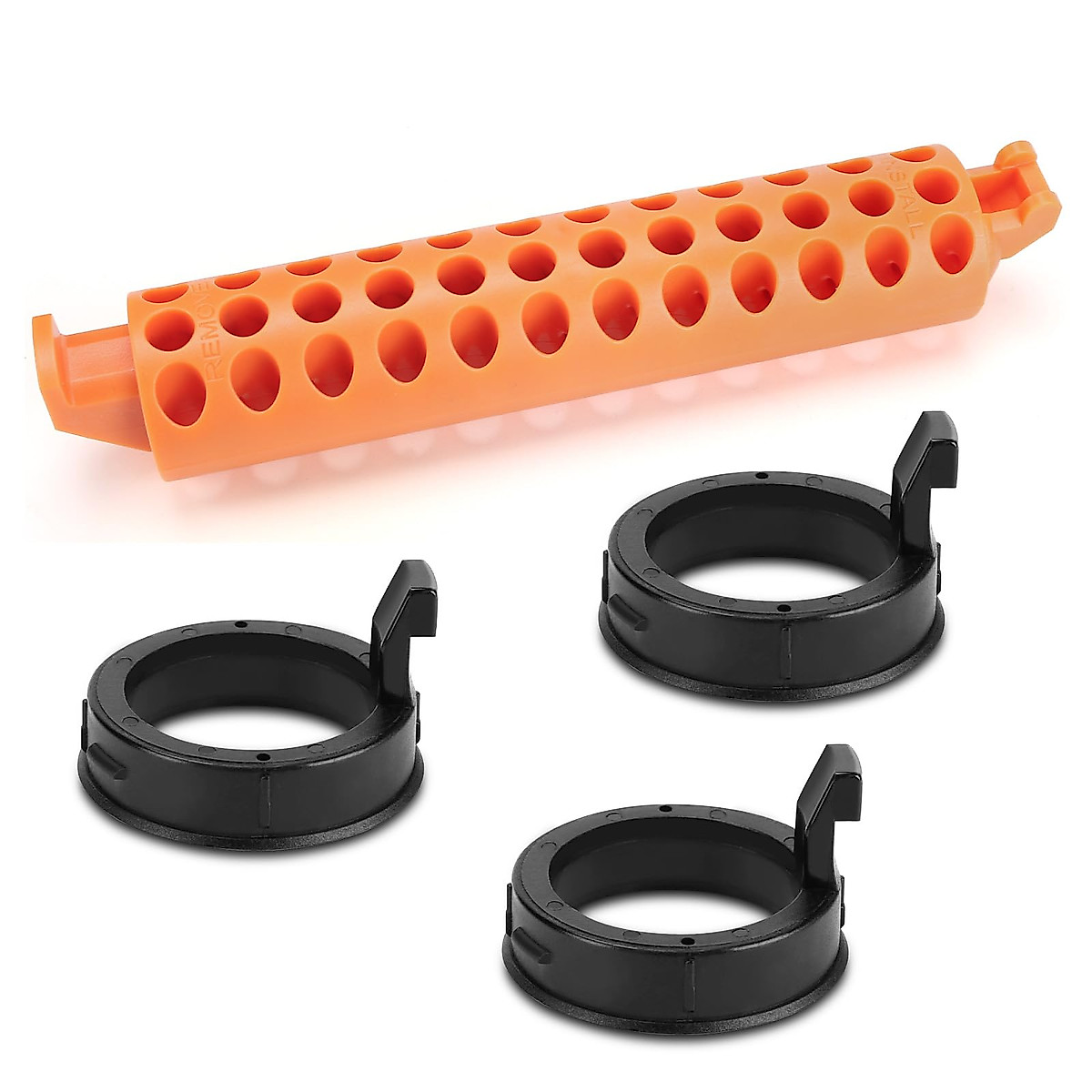 RP80977 Replacement Magnets for Delta Kitchen Faucets, Comes with a Tool to Install And Remove The Faucet Cleaning Magnets Easily - 3 Rings