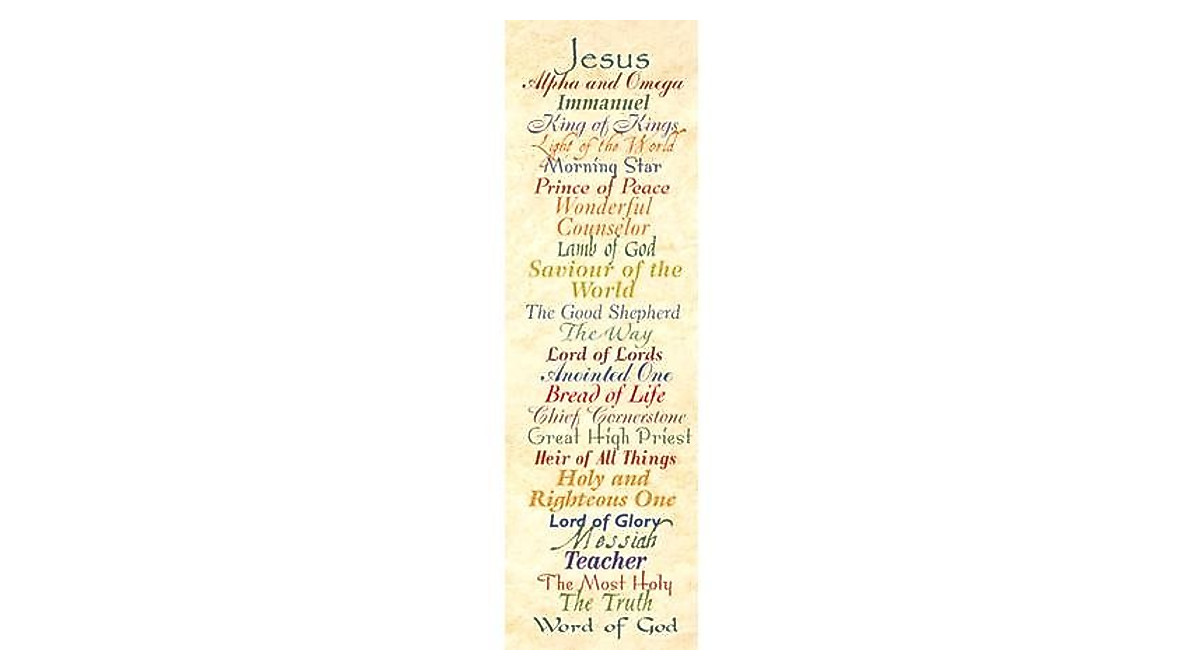 Names of Jesus Bookmarks - 25-Pack for Spiritual Inspiration