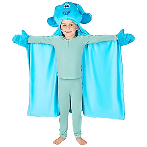 Franco Kids Bedding Super Soft and Cozy Wearable Hooded Throw, 30 in x 50 in, Blues Clues