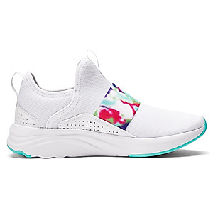 PUMA Softride Sophia Slip-On Bleached Puma White/Aruba Blue 11 B (M)