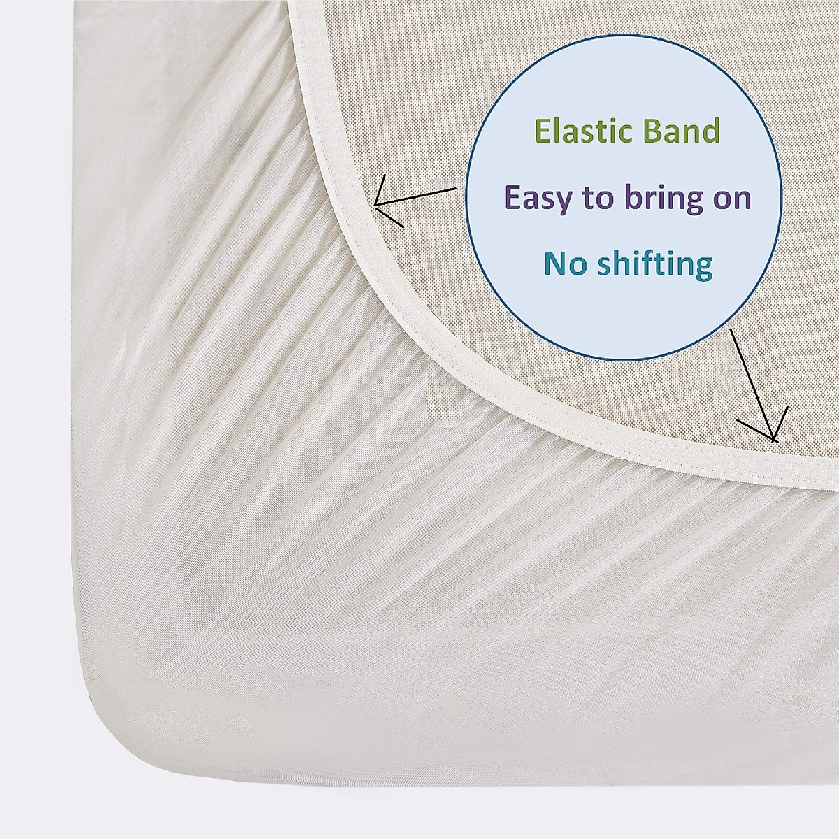 Beautyrest Cotton Heated Mattress Pad - Bed Warmer with 20 Heat Settings Controller, Auto Shut Off Timer, All Around Elastic Deep Pocket, UL Certified, Machine Washable, White Queen