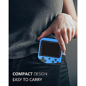 Hikonia Handheld Game Console,Portable Retro Video Game Console with 500 Classical FC Games,3.0 Inches Screen,1020mAh Rechargeable Battery,Support for TV & Two Players,Gift for Kids & Adult(Blue)