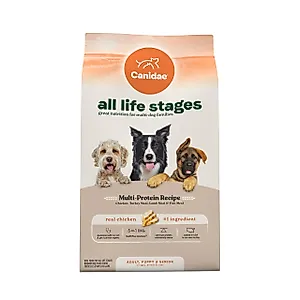 Canidae All Life Stages Multi-Protein Recipe with Chicken, Turkey, Lamb, and Fish – High Protein Premium Dry Dog Food for All Ages, Breeds, and Sizes– 40 lbs.