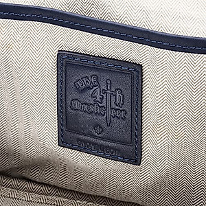 Gnome & Bow - Three Musketeers Dryna Medium Crossbody Sling Handbag Detachable Pouch (Leather) (Blue)