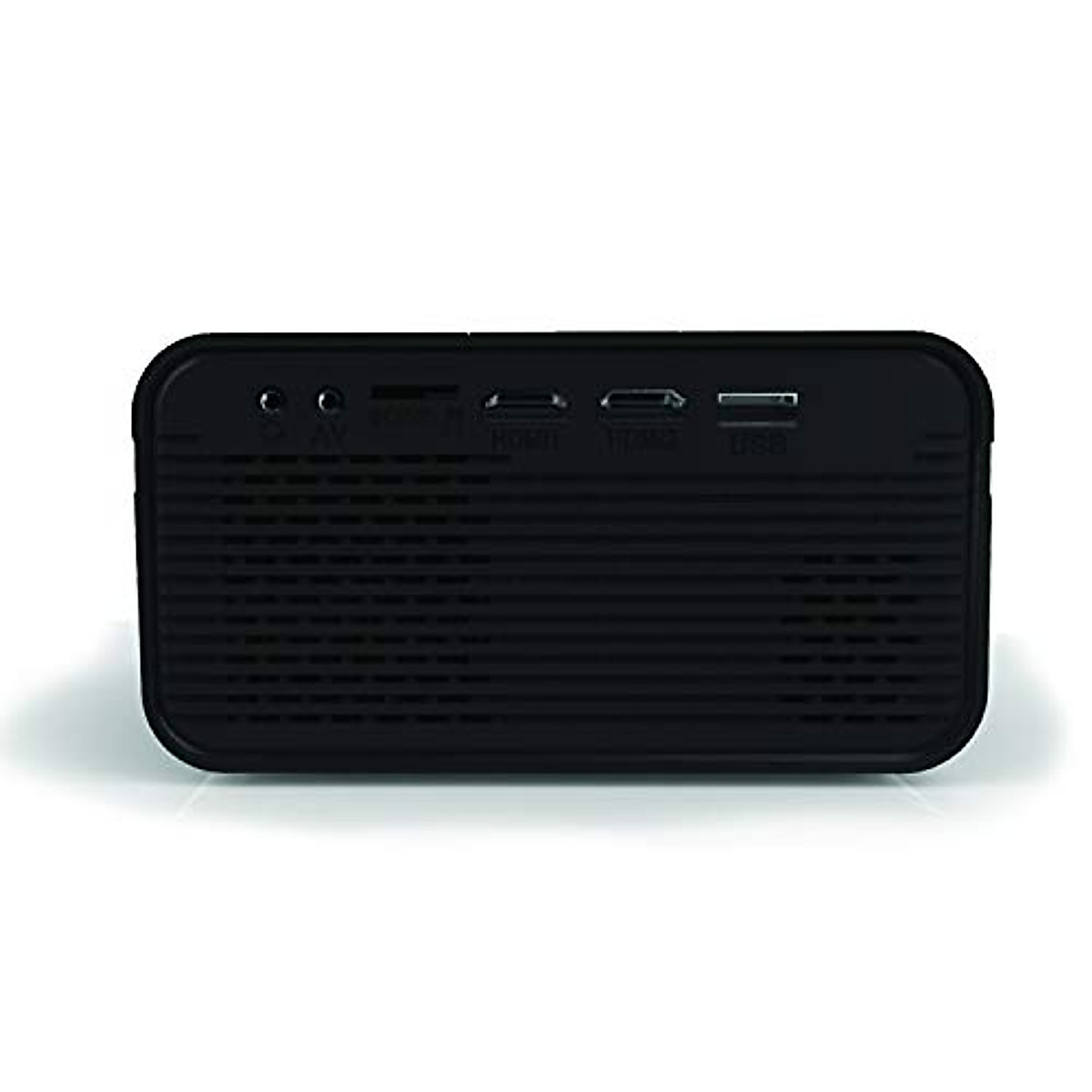 SuperSonic SC-80P HD Video Projector with Built-in Speakers: Compatible with USB, Micro SD, VGA, and HDMI | Home Entertainment System for Movies, TV, and Games!